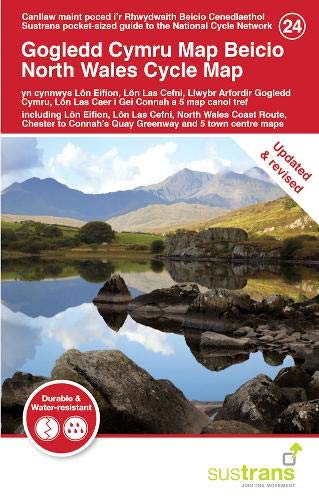 North Wales Cycle Map: Including Lon Eifion, Lon Las Cefni, North Wales ...