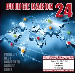 Bridge Baron 24 (PC and MAC) World's Best Computer Bridge Game : Amazon ...