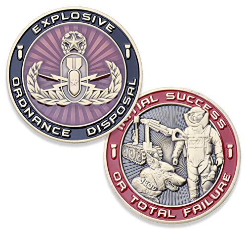 Buy EOD Challenge Coin - Explosive Ordnance Disposal Coin - Designed by ...