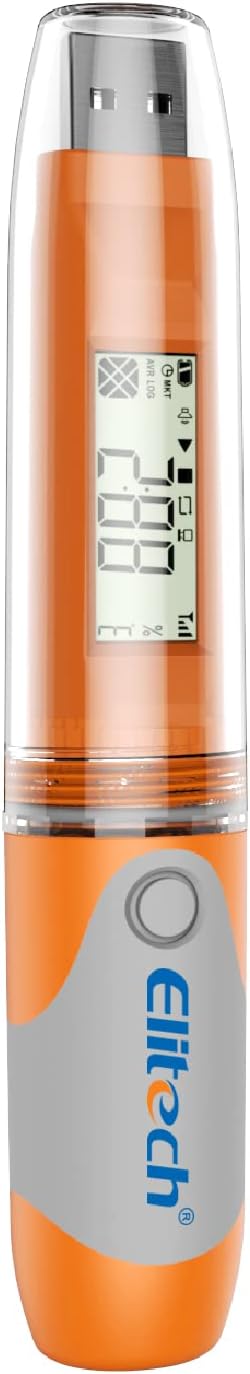 Elitech RC-51H PDF USB Temperature and Humidity Data Logger Reusable ...