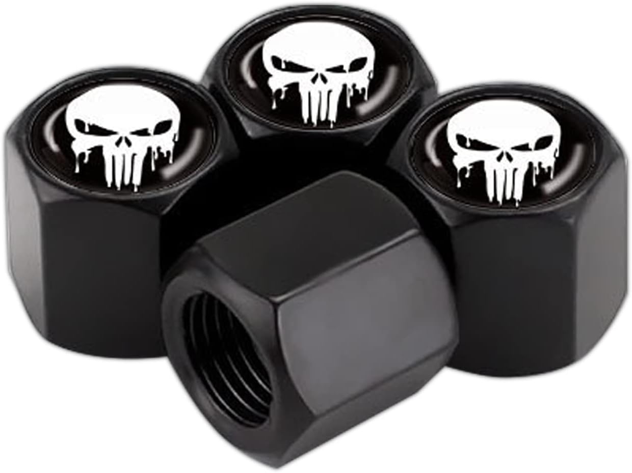 Amazon.com: Red Tire Valve Stem Caps Plastic Tire Air Valve Caps with O ...