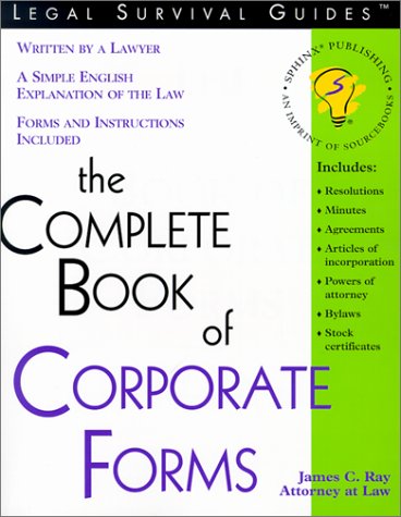 Amazon.com: The Complete Book of Corporate Forms (Legal Survival Guides ...
