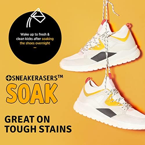 Amazon.com: SneakERASERS Overnight Soak, Shoe and Sneaker Cleaner, Easy ...