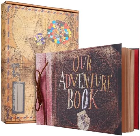 Amazon.com: Our Adventure Book Scrapbook Photo Album,Retro Style ...