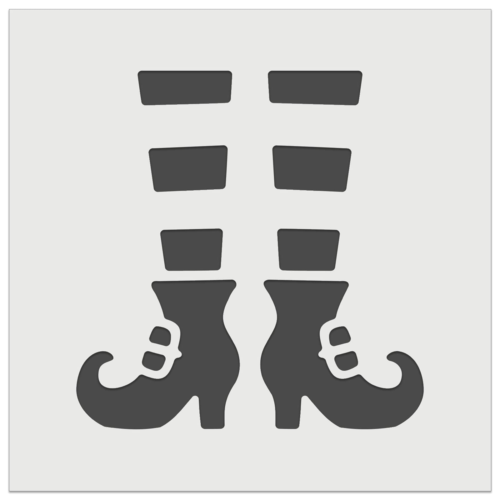 Witch Legs Stencil