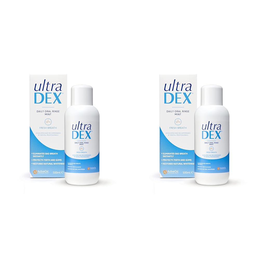 UltraDEX Daily Oral Rinse, Mint 500 ml (Pack of 2) : Amazon.co.uk: Grocery