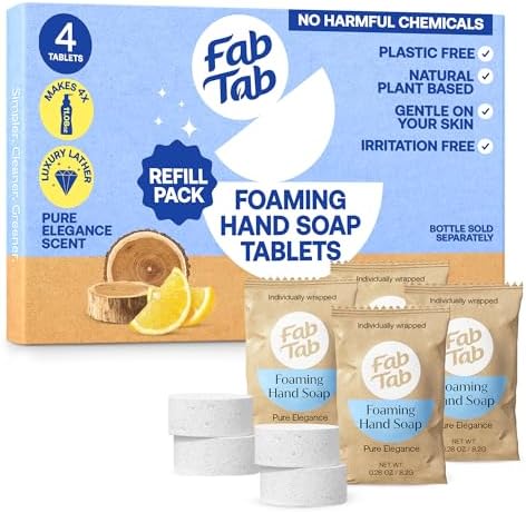 Amazon.com : Fab Tab Foaming Hand Soap Kit - Natural Hand Soap ...