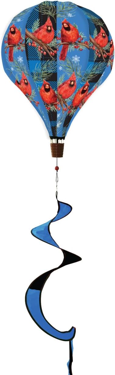 Amazon.com: Cardinals Deluxe Hot Air Winter Balloon Windsock Wind ...