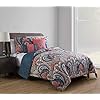 Amazon.com: VCNY Home - Full/Queen Comforter Set, 5-Piece Reversible ...