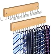 Amazon.com: Belt Hanger Tie Rack Wall Mounted - Znben Non Slip 180 ...