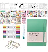 Amazon.com : Thisness Bullet Dotted Journal Kit, 160 Pages A5 Notebook ...