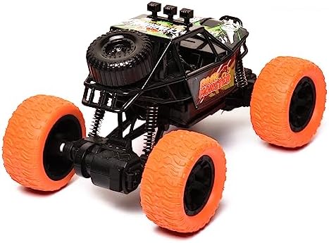 Braintastic Rechargeable RC Remote Control Rock Monster Crawler 4WD, 1. ...