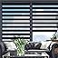 Amazon.com: Changshade Cordless Zebra Roller Shade with Valance, Double Layered Window Blind for ...