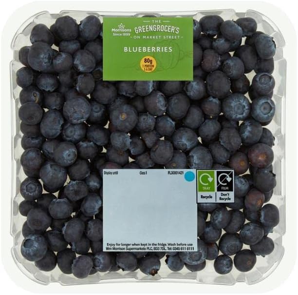 Morrisons Blueberries, 300g : Amazon.co.uk: Grocery