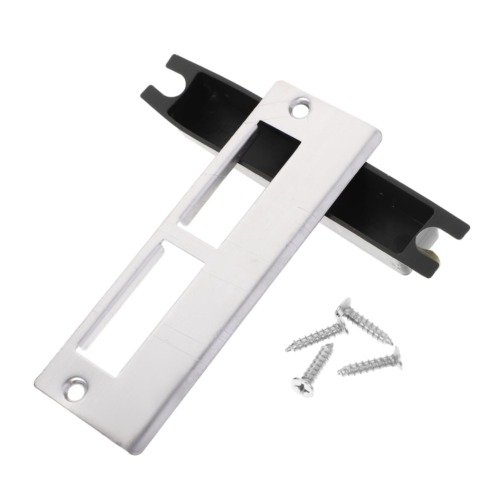 Deadbolt Strike Plates Door Hole Plates Door Striker Plates Reinforcements with Mounting Screws ...