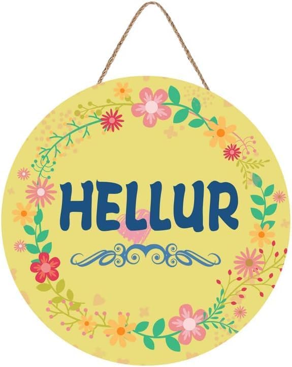 Amazon.com: Hellur Words Funny Hanging front door Signs, Welcome Sign ...