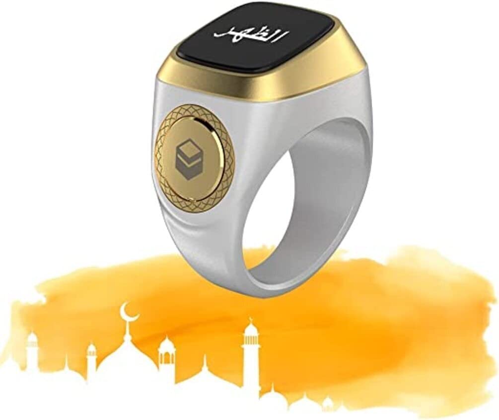 Buy Smart Tasbih Zikr Ring, Muslim Prayer, Prayer timing reminder, OLED ...