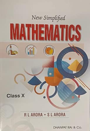 New Simplified Mathematics class 10 | S L ARORA | For examination 2024 ...