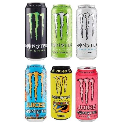 Buy Monster Hydration Energy Drink Variety Pack (Taurine Ginseng, Ultra ...