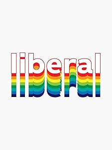 Amazon.com: Liberal Vinyl Decal Bumper Sticker Wall Laptop Window ...