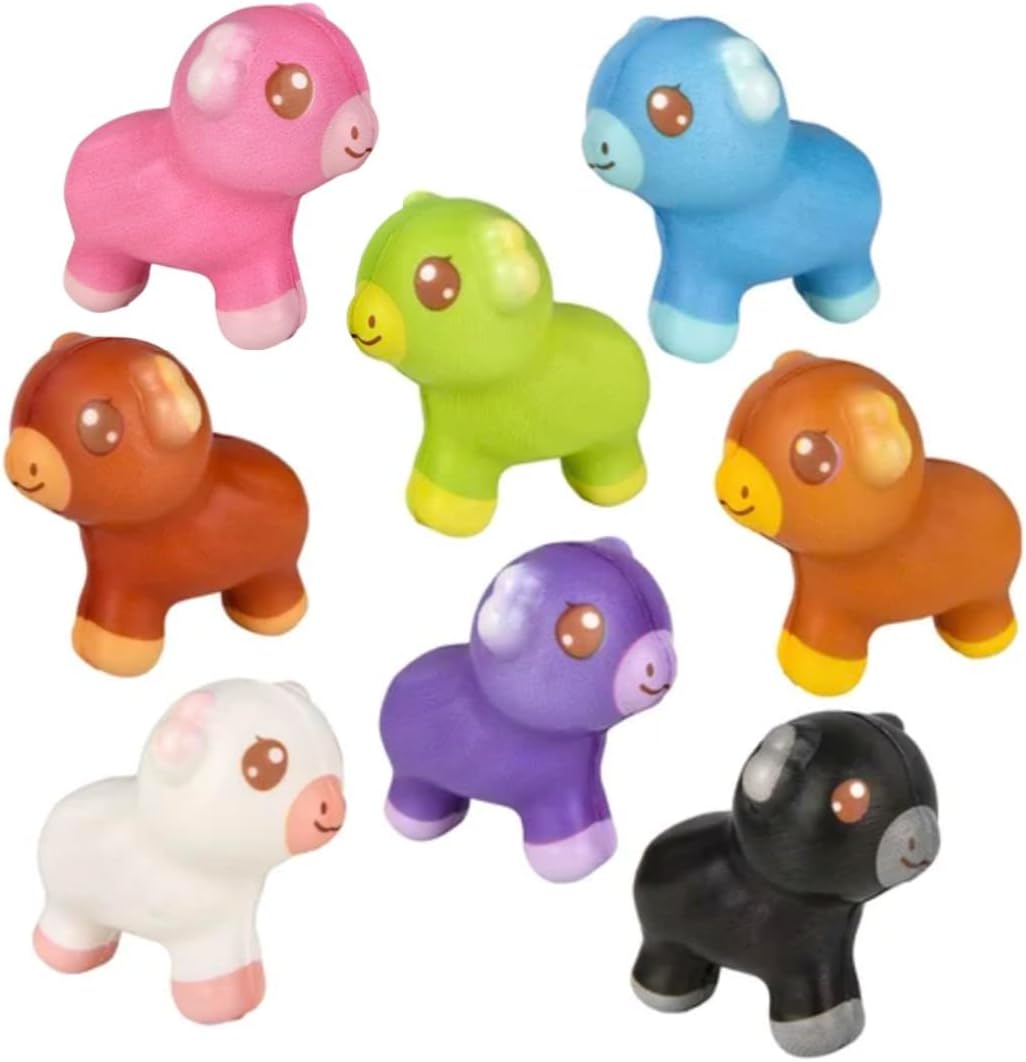 Amazon.com: Micro Squish Highland Cows - Mini Slow Rise Stress Relief ...