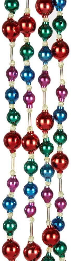 Amazon.com: Creative Co-Op Hand Blown Bubble Glass Garland with Blues ...