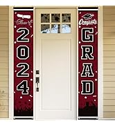 Amazon.com: 9PCS Graduation Party Decorations Class of 2024 Congrats ...