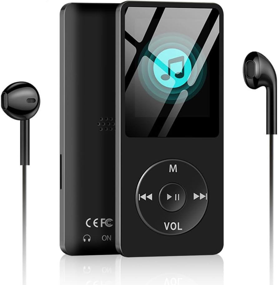 Amazon.com: Leguwu 32GB MP3 Player with Bluetooth Mini Portable Music ...