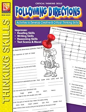 Amazon.com: Following Directions (Grades 3-6 + SPED): Six-Minute ...
