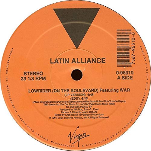 Latin Alliance - Lowrider (On the Boulevard) [Vinyl] - Amazon.com Music