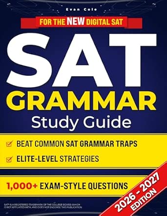 SAT Grammar Study Guide: Boost Your SAT Grammar Score and Stay 100% ...