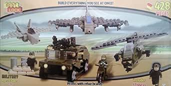 Amazon.co.jp: Best Lock Military Interlocking Construction Set 428 ...