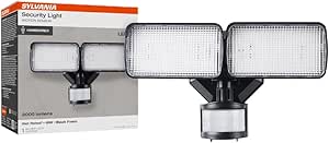Sylvania 18W Security LED Light with Motion Sensor, Hardwired, 2000 LMS ...