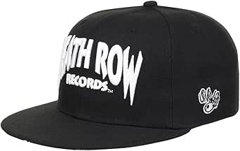 Death Row Records Wordmark w/Paisley UV Fitted Hat (7 1/8, BLK/WHT) at ...