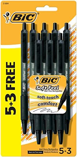 Amazon.com: BIC Soft Feel Pens Qty 5+3 Free : 辦公用品
