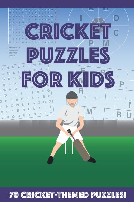 Cricket Puzzles for Kids: Puzzles, Sports: 9781795033749: Amazon.com: Books