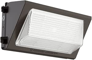 Lithonia Lighting 17" LED Wall Pack Outdoor Light Fixture, 3-Way ...