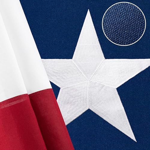 Amazon.com : Texas Flag 3x5 Ft Ultra Durable Tear-Resistant Series,TX ...
