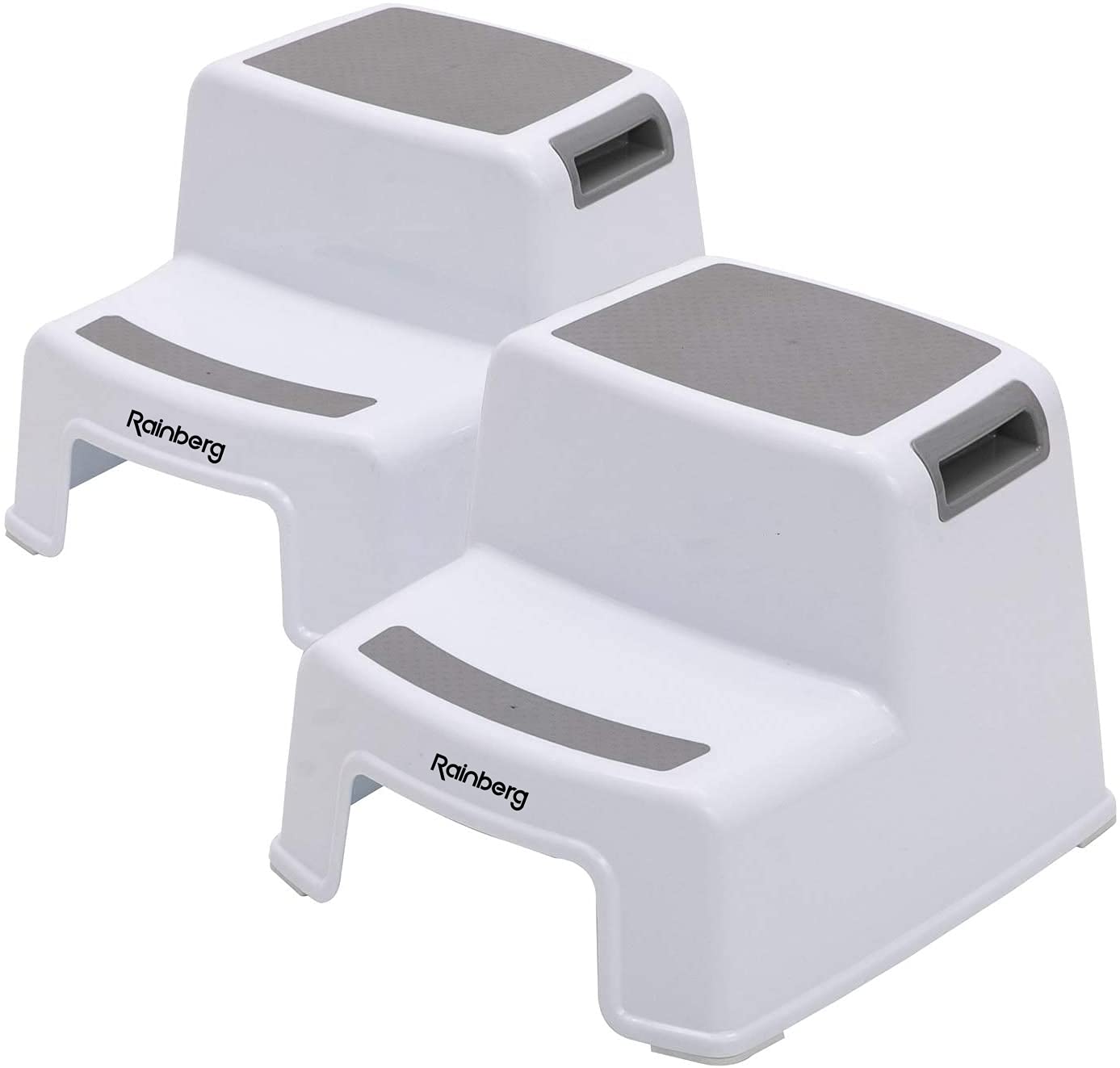 Rainberg 2PK 2 Step Stool for Kids, Sturdy Double Step Stool for ...