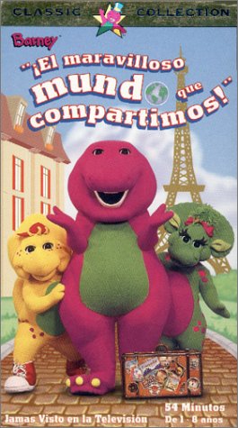 Barney El Maravilloso Mundo Que Compartimos Spanish Vhs | Desertcart INDIA