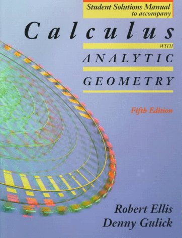 Amazon.com: Calculus with Analytic Geometry Student Solutions Manual ...