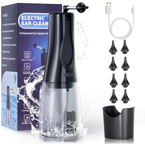 Amazon.com: Ear Wax Cleaner Removal, DIY Water Powered Ear Irrigation ...