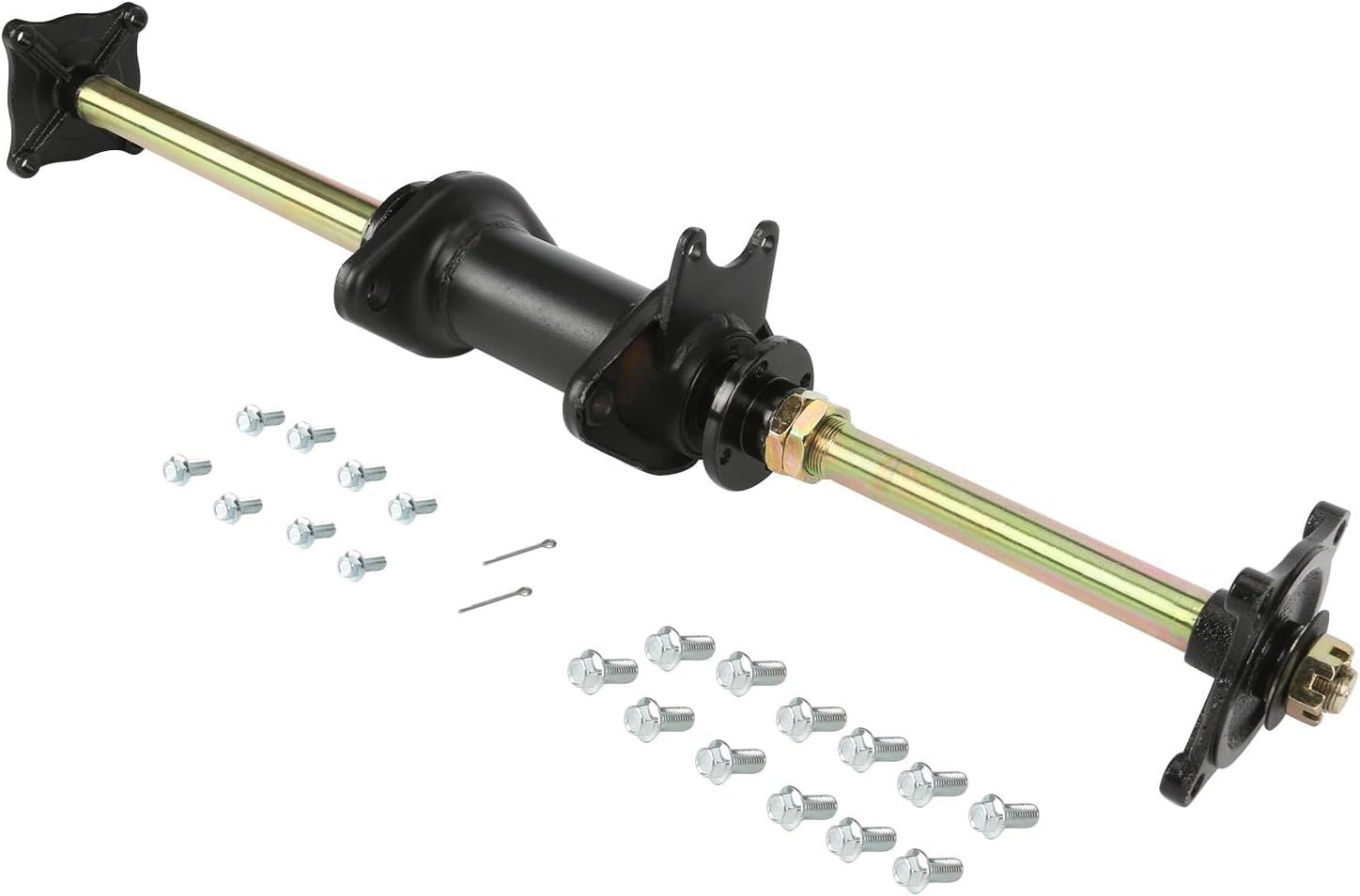 32 Rear Axle kit Assembly Carrier Hub 4 Bolt Wheel Hubs Flange For ...