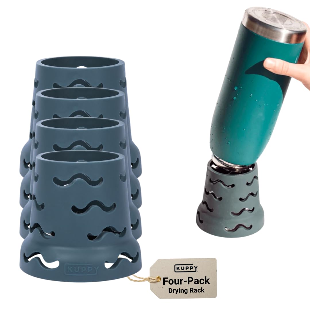 Amazon.com: Kuppy Silicone Water Bottle Drying Rack, Dry Stanley ...
