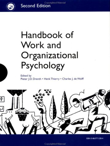Amazon.com: A Handbook Of Work And Organizational Psychology: Set ...