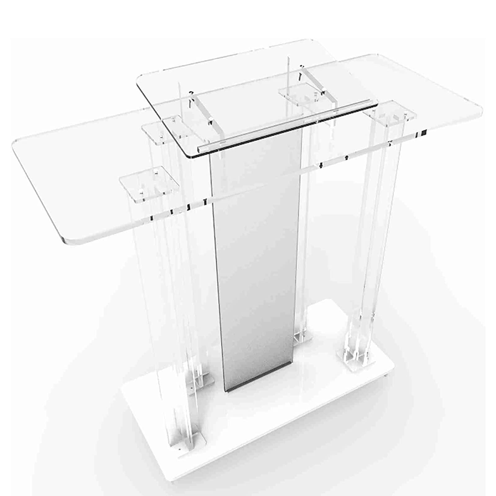 Buy Vardeau Acrylic Podium Stand with LED Light, Plexiglass Church ...