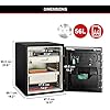 MASTER LOCK Certified Fireproof and Waterproof Safe, 56.5L, 472 x 605 x ...