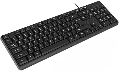 Amazon.com: Lenovo 300 USB Keyboard, Wired, Adjustable Tilt, Ergonomic ...