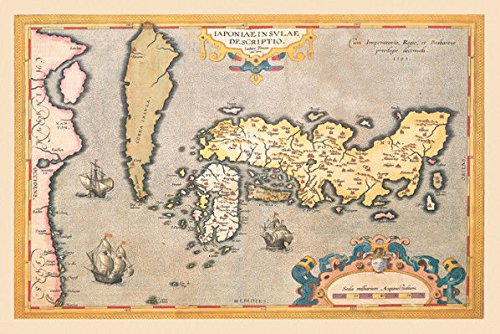 Amazon.com: Nautical Map of Japan Poster Print 20" X 30" : Home & Kitchen