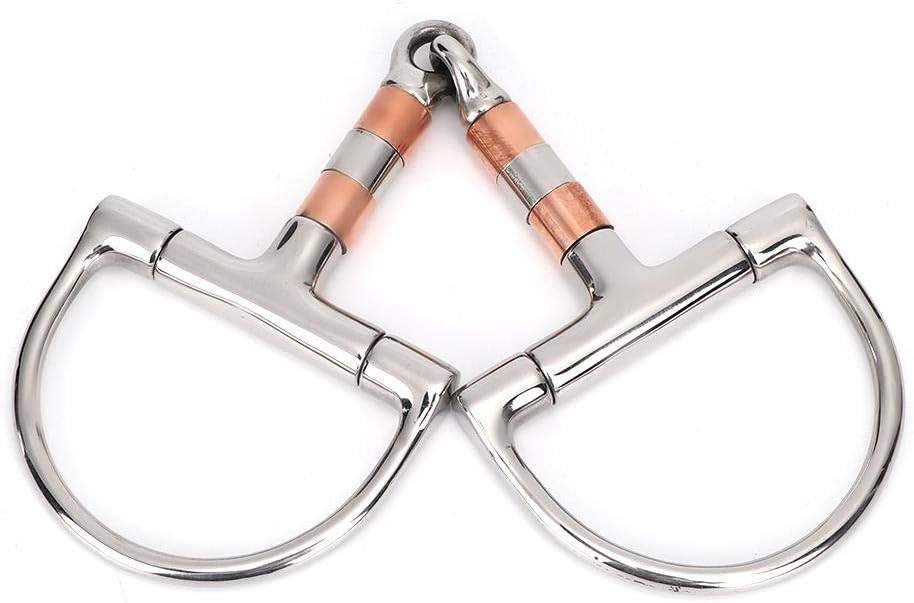 Amazon.com : TOPINCN Horse Snaffle Stainless Steel Horse Chew French ...